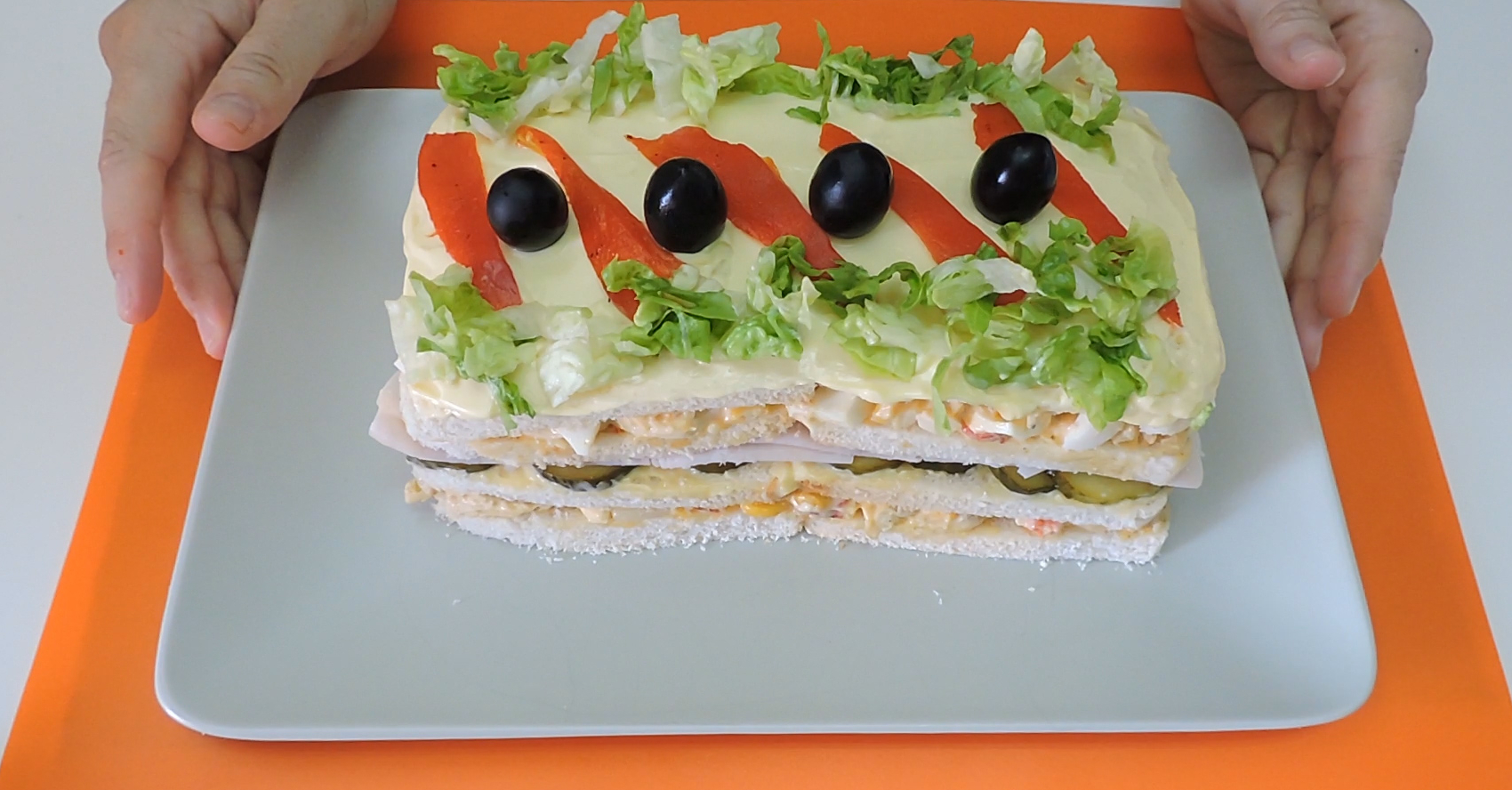 Pastel de pollo (pastel de sándwich o sandwichón de pollo) – Bocatus