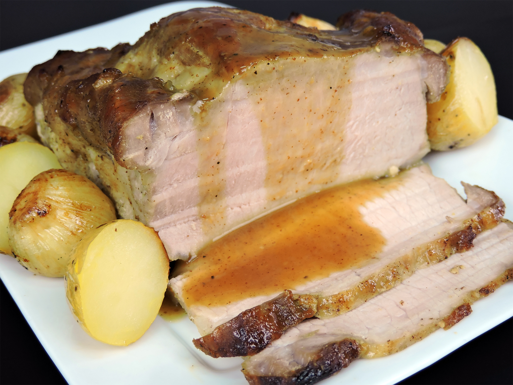 Lomo asado con miel y mostaza – Bocatus