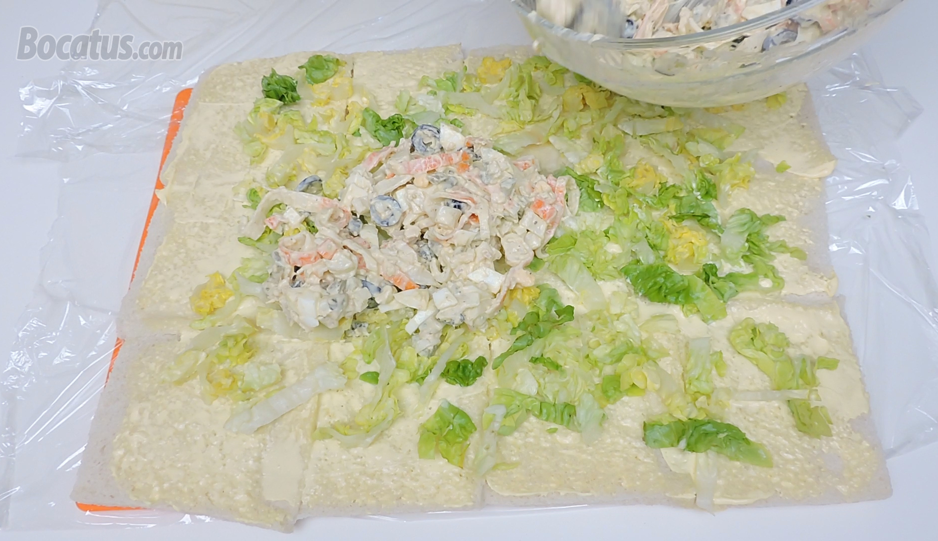 Rollo salado de pan de molde – Bocatus