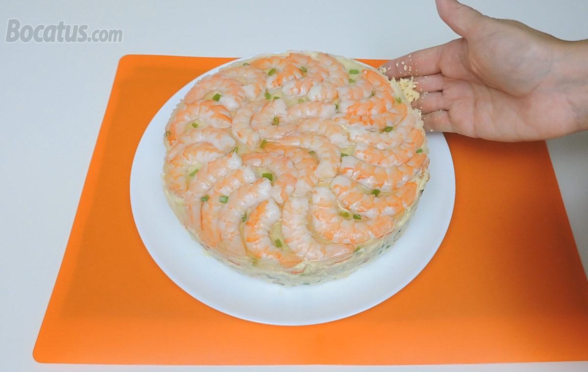 Tarta de Langostinos (con ensaladilla) – Bocatus