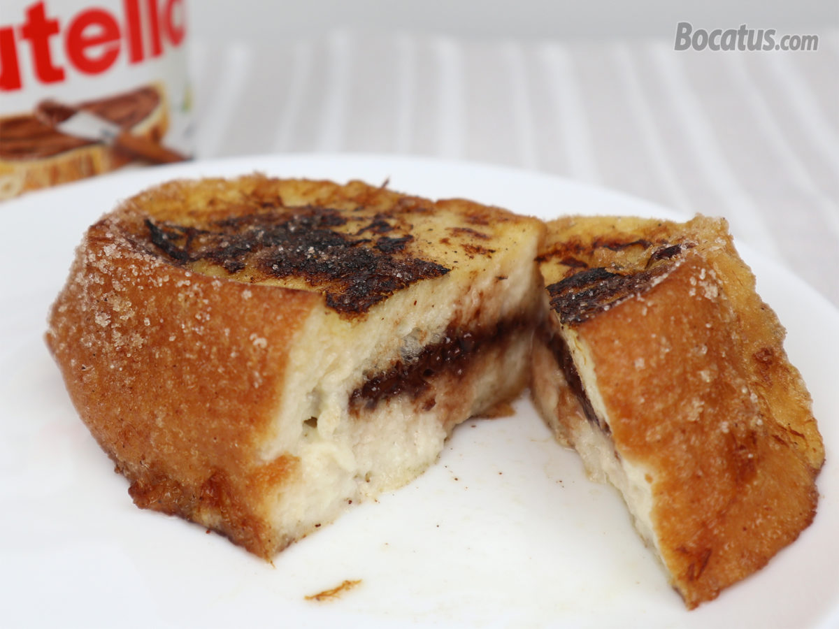 Torrijas rellenas de Nutella – Bocatus