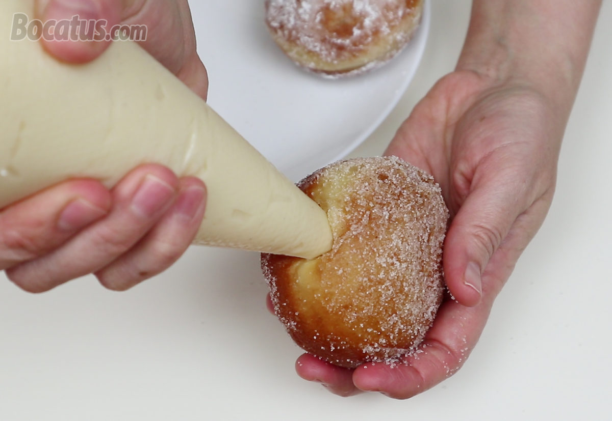 ¡Donuts Rellenos! con 3 rellenos diferentes: Crema, Fresa y Nutella ...
