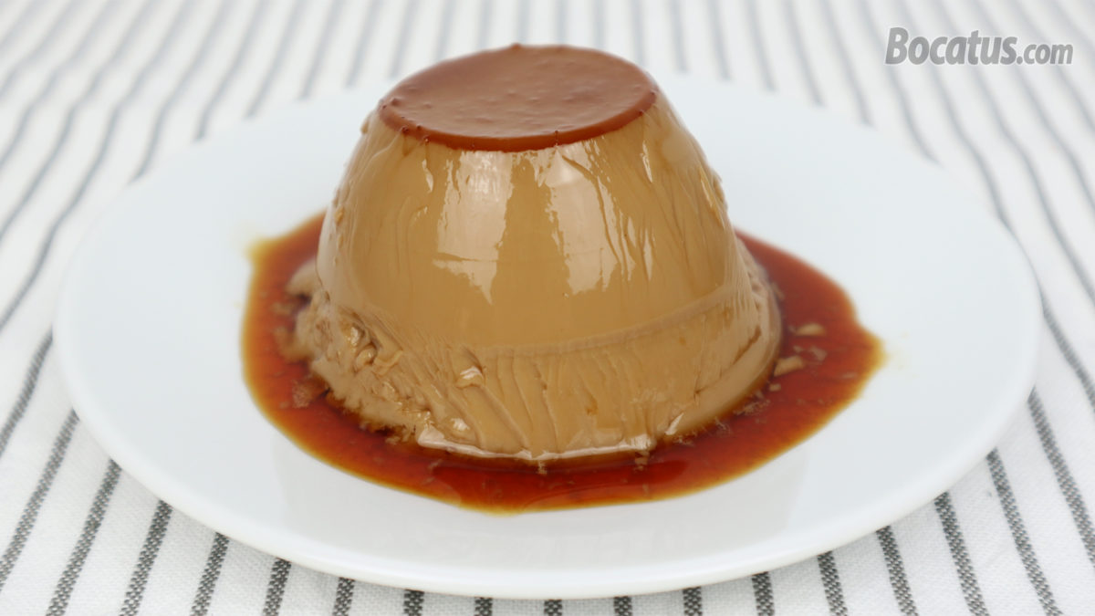 Flan de Café, sin horno y sin huevo – Bocatus