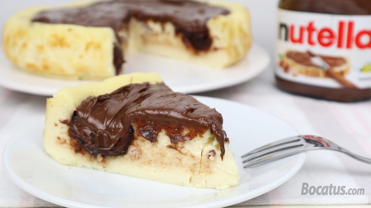 Cheesecake relleno de Nutella – Bocatus