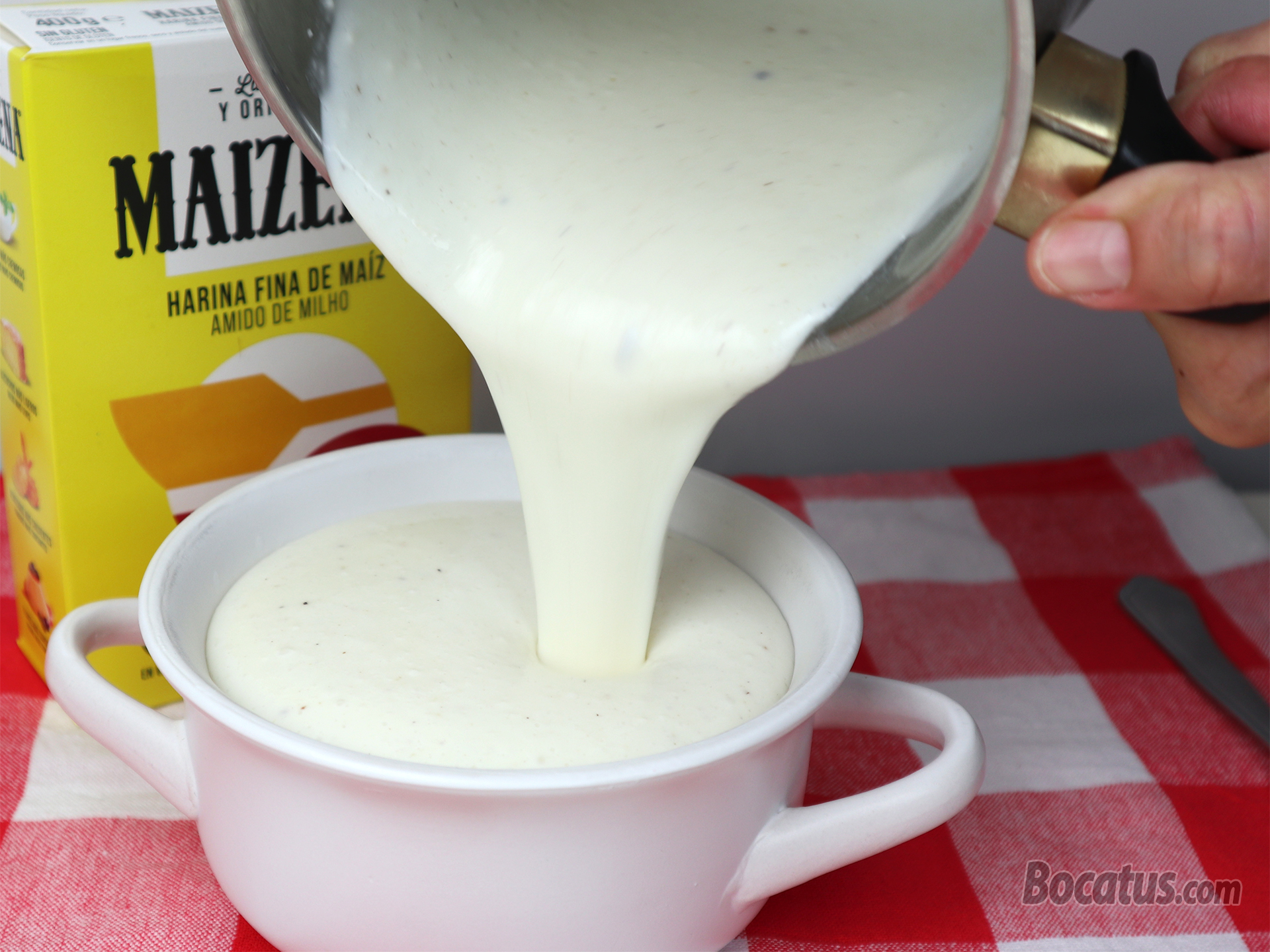 Bechamel de Maicena ¡rápida y sin grumos! – Bocatus