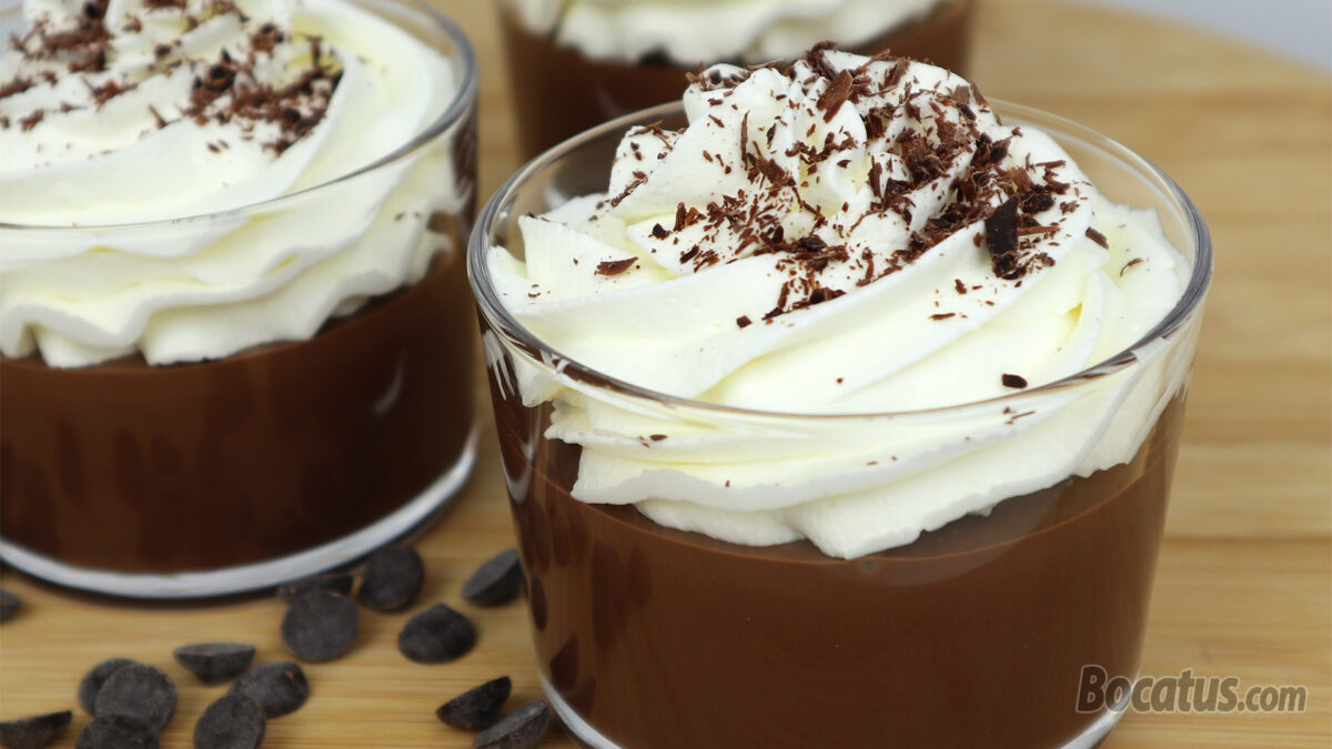 Vasitos de Chocolate y Nata – Bocatus